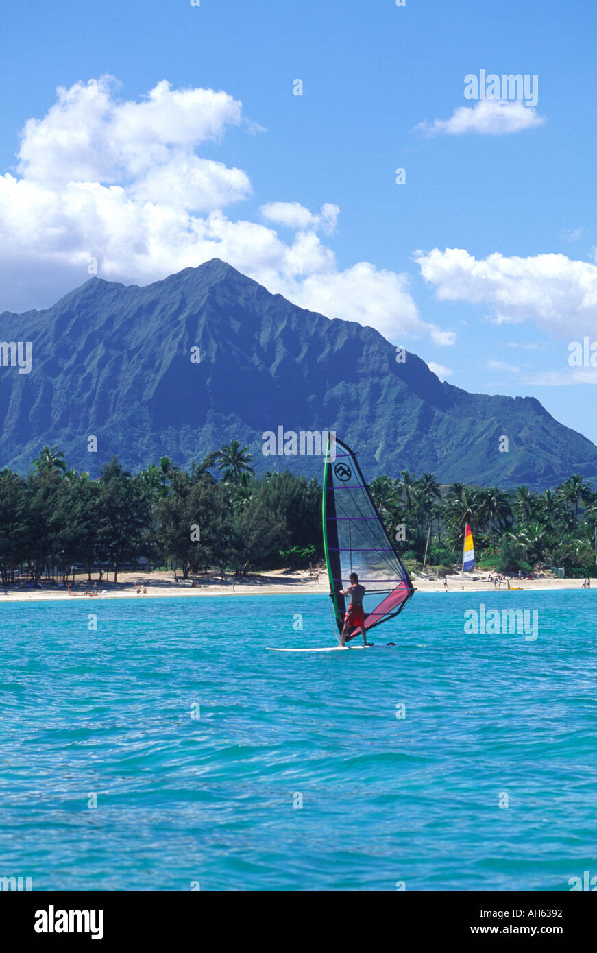 Sailboarding hawaii hi-res stock photography and images - Alamy