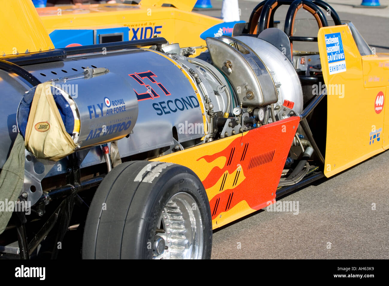 Prime Time jet dragster Split Second Stock Photo - Alamy