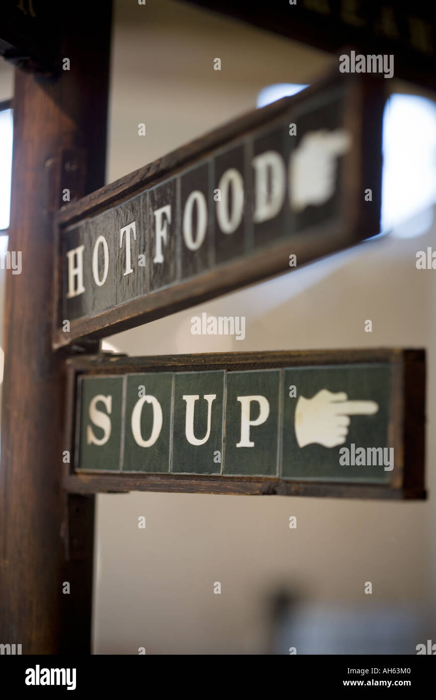 Cafe Signage The Brewhouse Cafe Kenwood Hampstead London Stock Photo ...