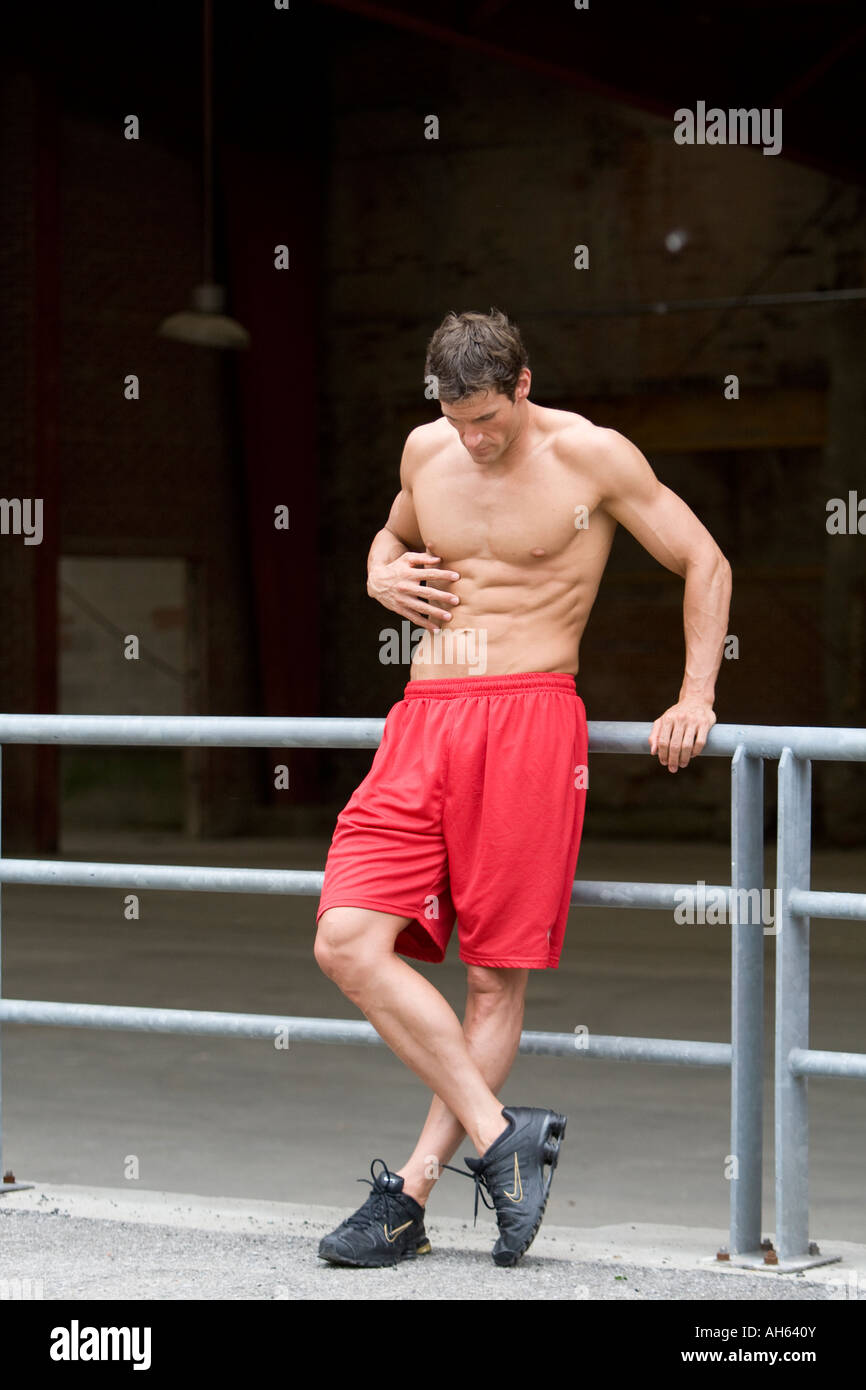 fit hot good looking cute handsome lean cut male man bodybuilder posing ...