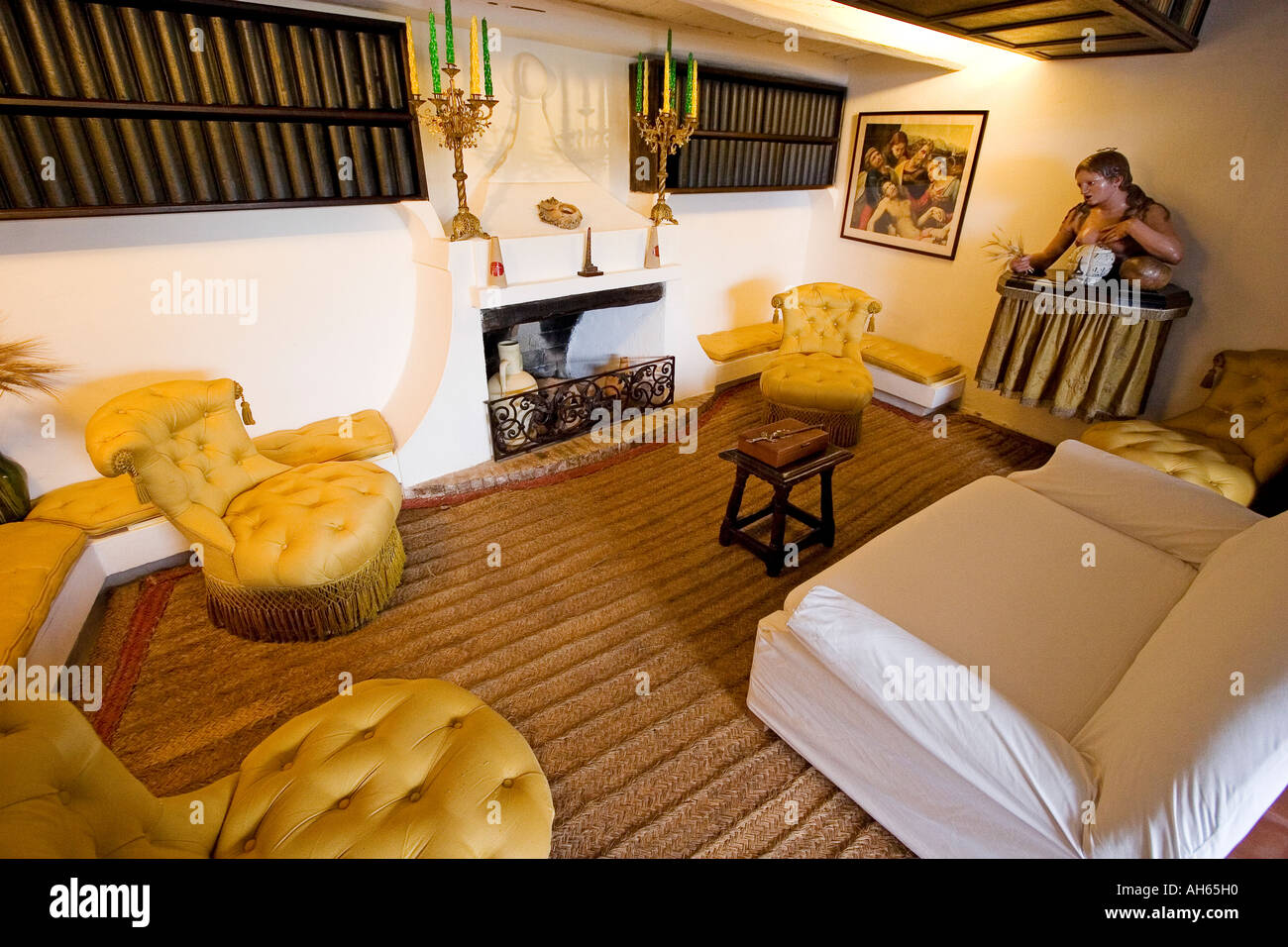 inside of the house museum dali in port lligat cadaques brave coast ...