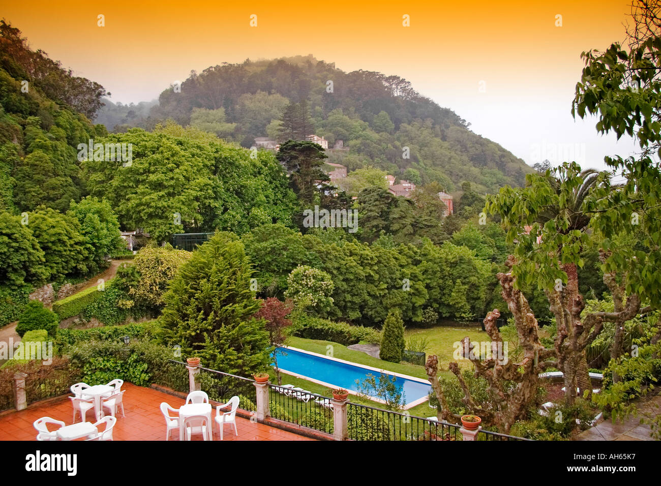 swimming pool and gardens of the hotel residential pension sintra ...
