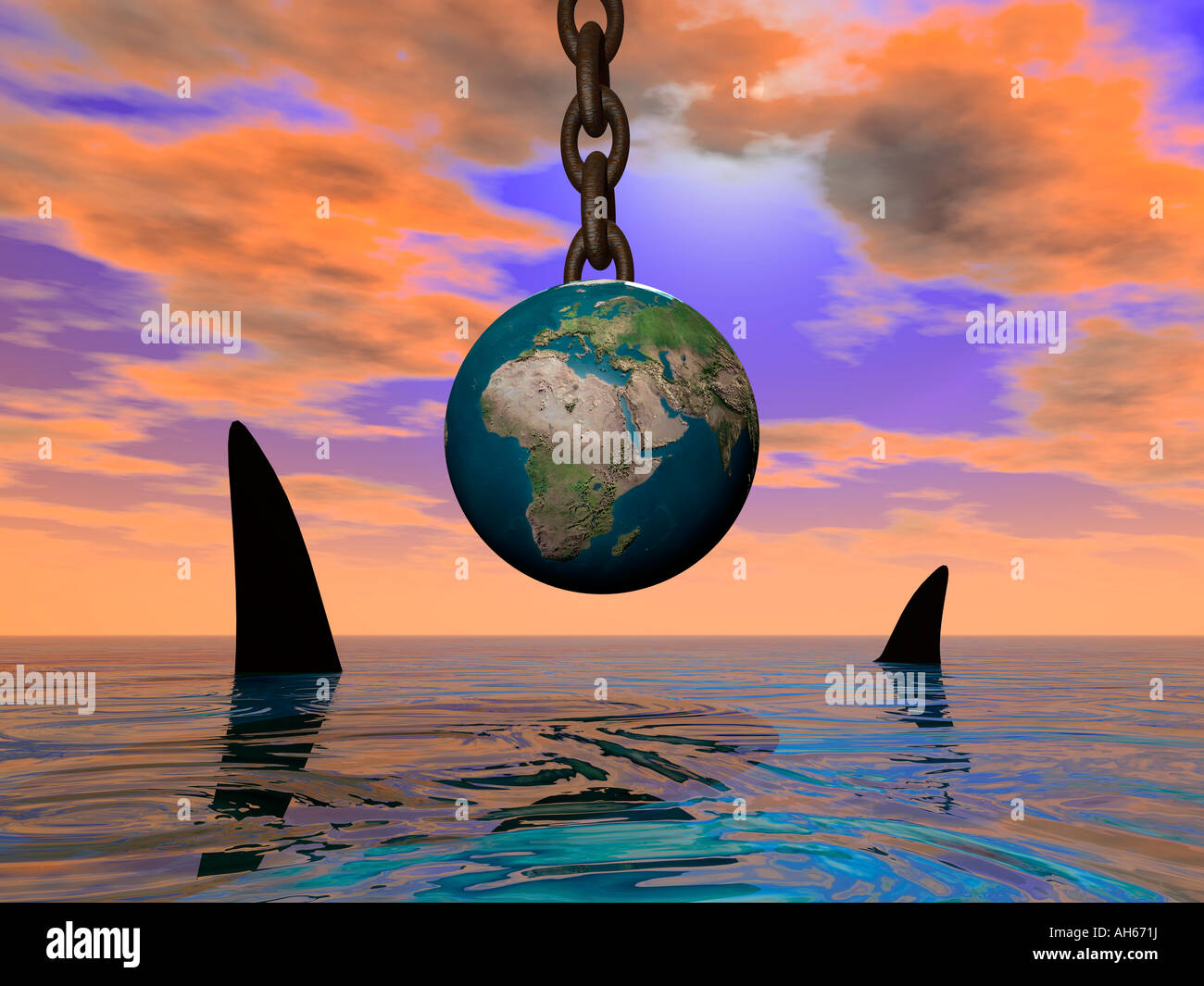 Chain suspended hi-res stock photography and images - Alamy