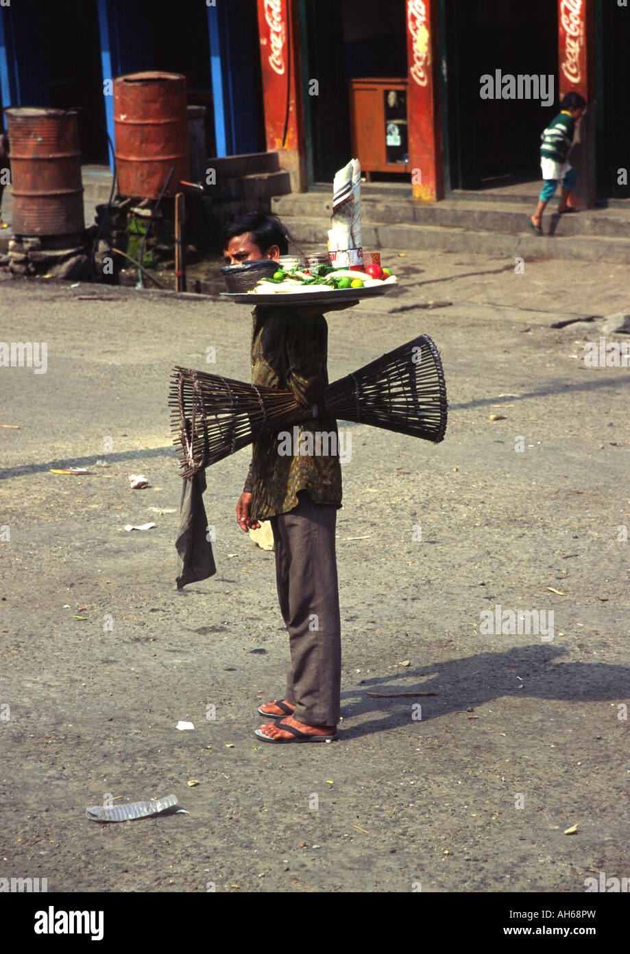 Roadside Waiter , Nepal Stock Photo - Alamy