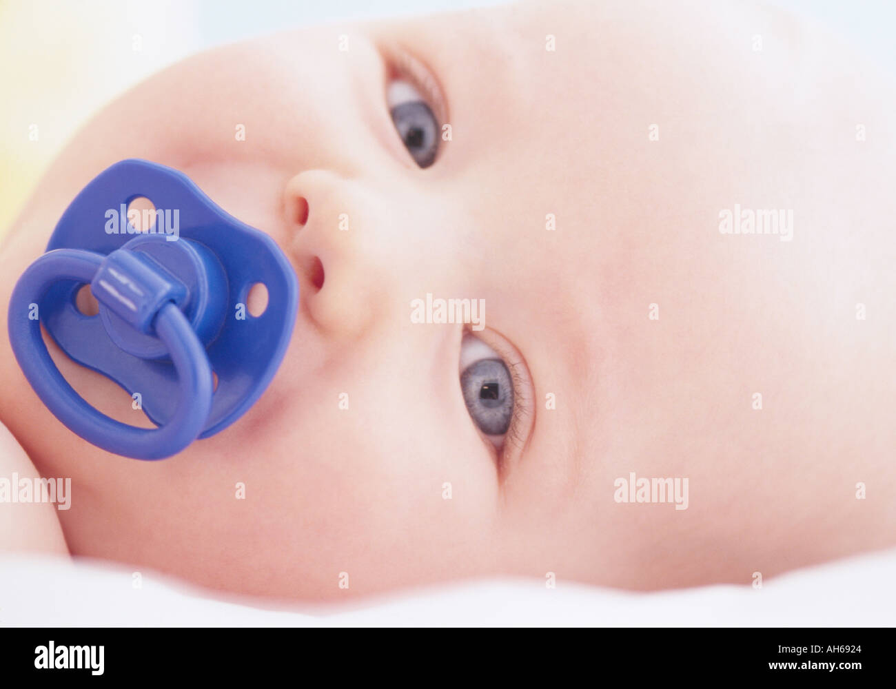 Baby with pacifier 004 Stock Photo - Alamy