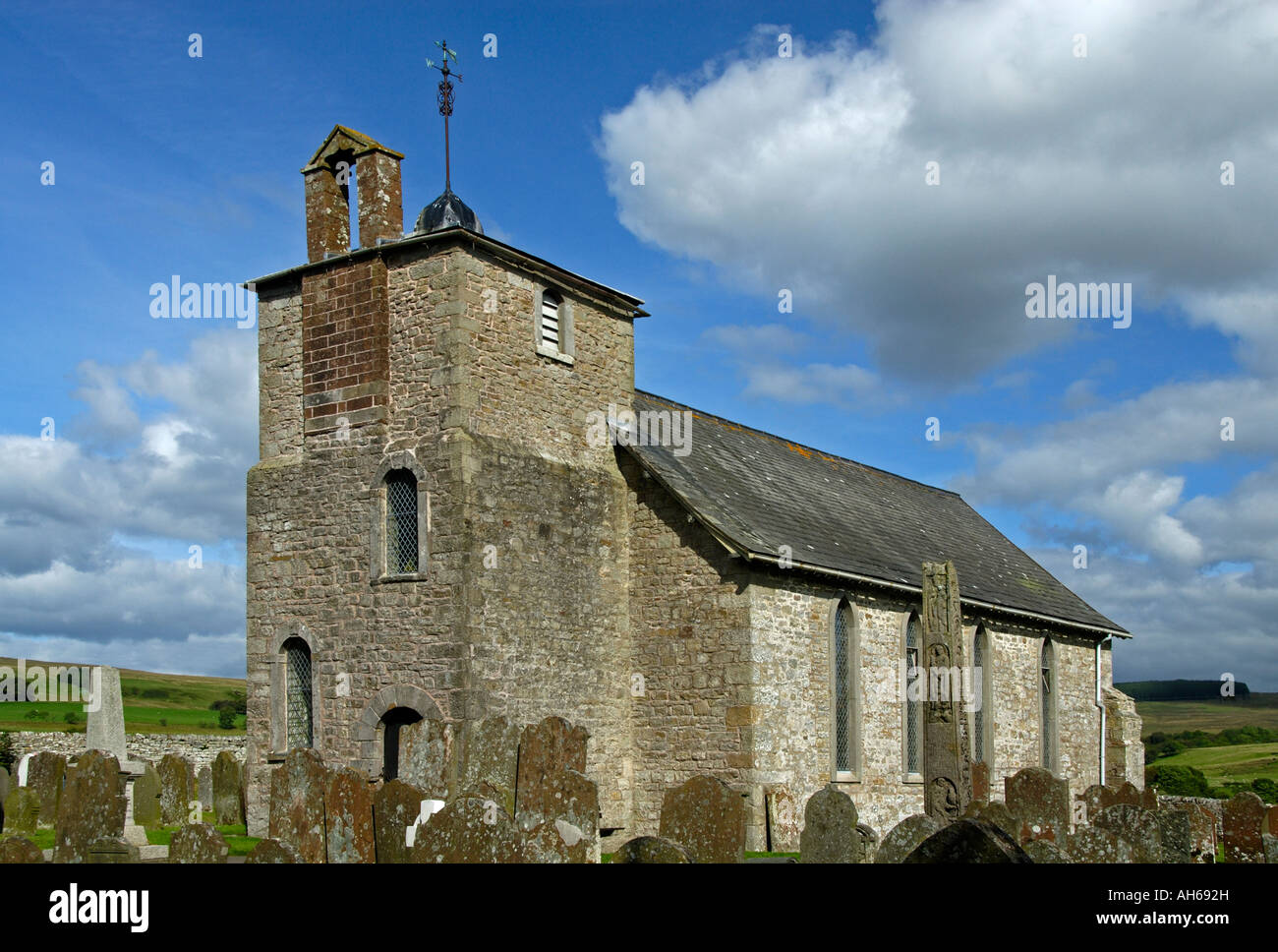 South West view , Church of Saint Cuthbert . Bewcastle , Cumbria ...