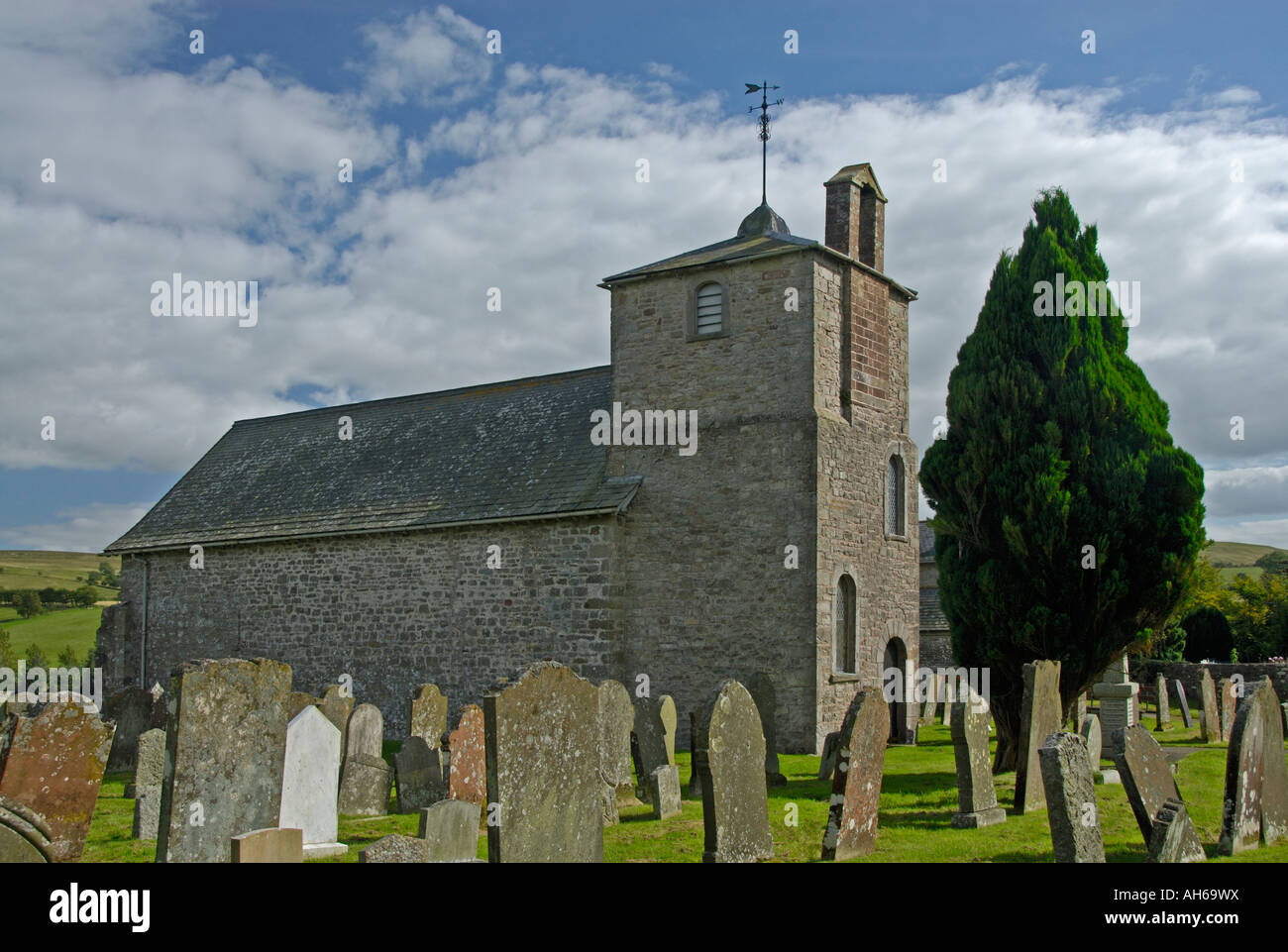 North west view , Church of Saint Cuthbert . Bewcastle , Cumbria ...