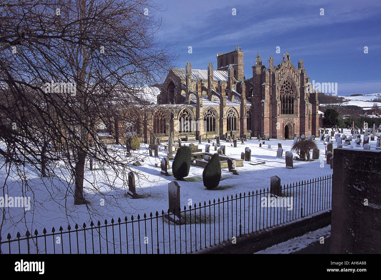 Melrose scotland winter hi-res stock photography and images - Alamy