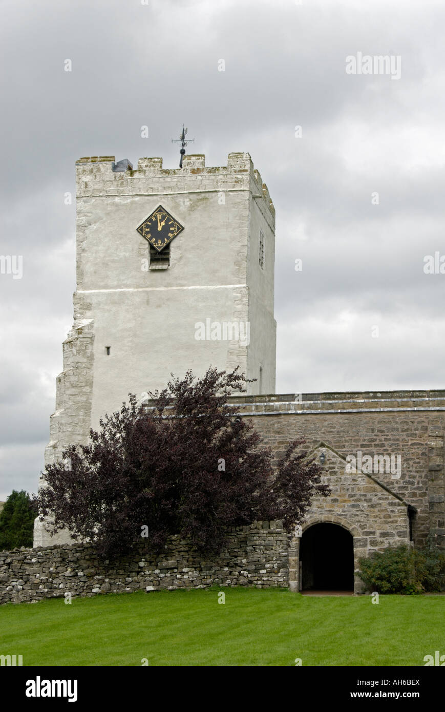 South side of West tower , All Saints Church , Orton , Cumbria ...