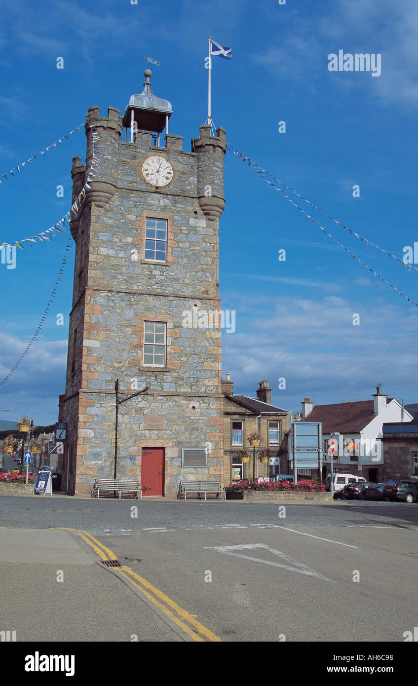Dufftown clock tower hi-res stock photography and images - Alamy