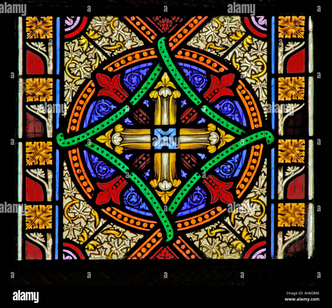 Detail of East window. Church of Saint Peter, Great Asby, Cumbria ...