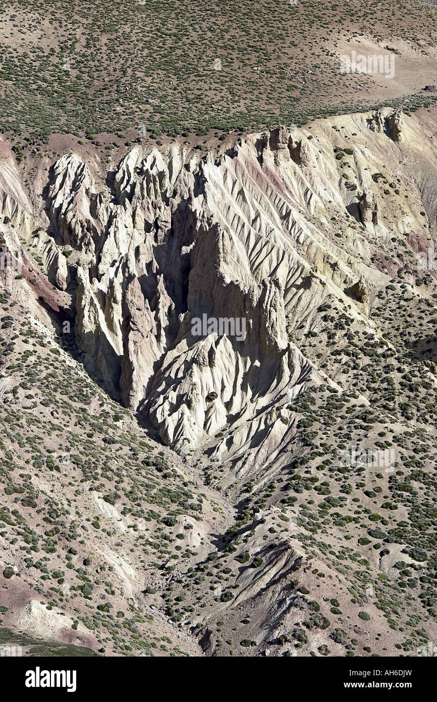 Mountainous landscape between Tarkedit and n oumsoud High Atlas region ...