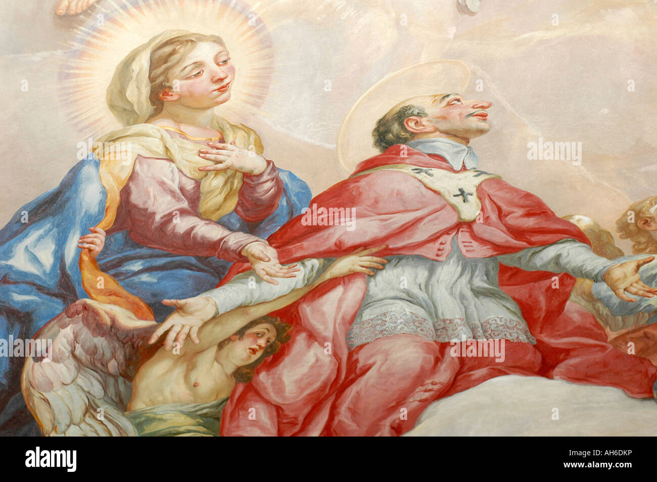 Medieval catholic priest painting hi-res stock photography and images ...