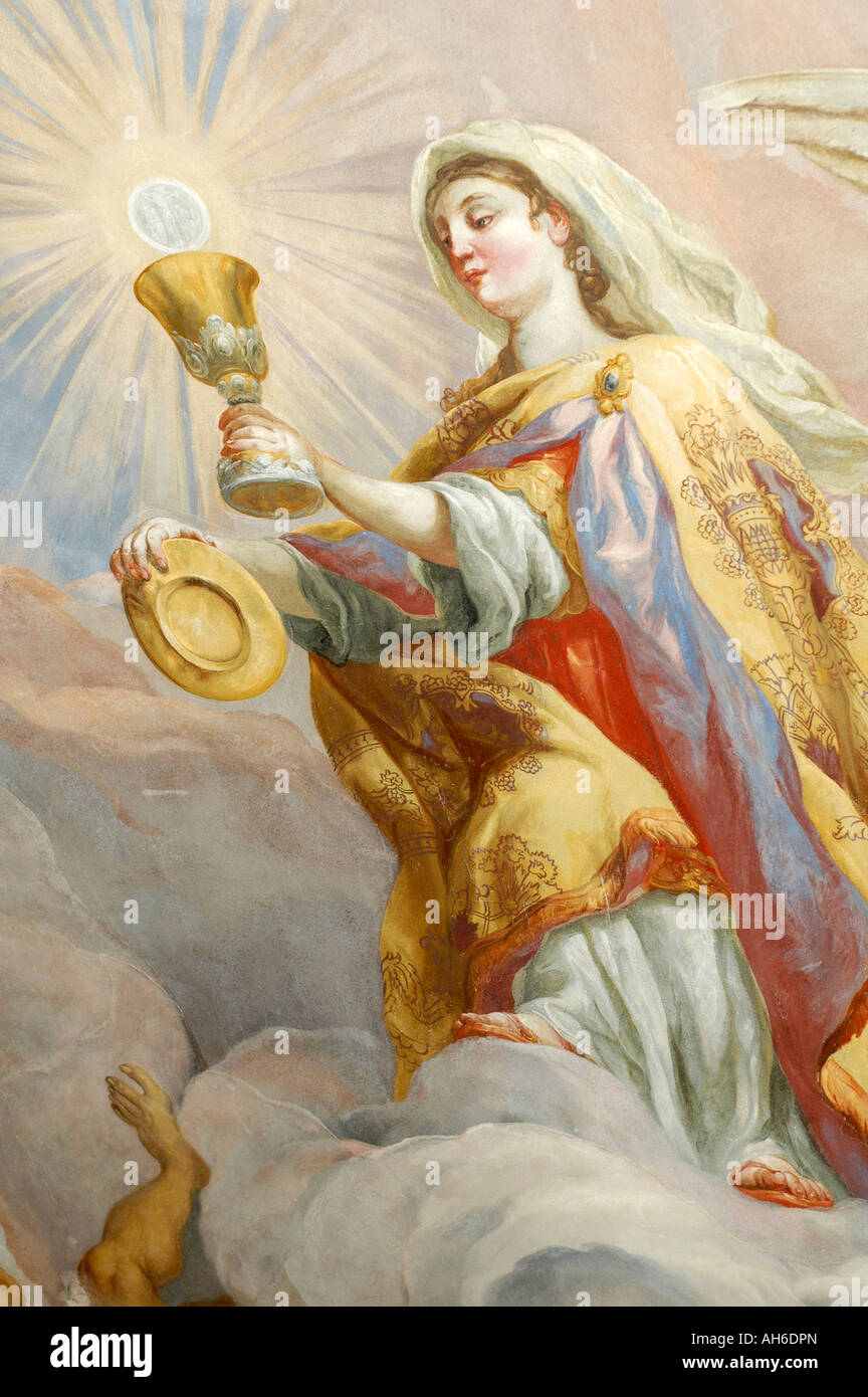 Catholic mass painting heaven hi-res stock photography and images - Alamy