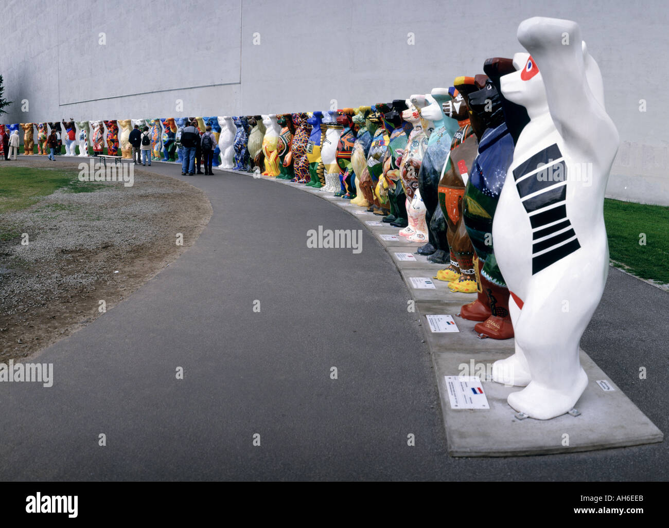 UNICEF buddy bears Berlin Germany Stock Photo - Alamy