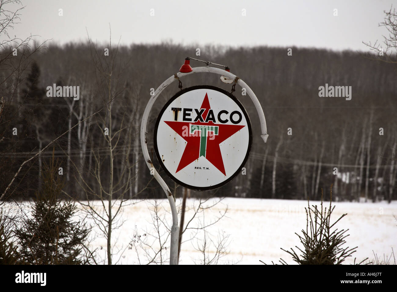 Old texaco sign hi-res stock photography and images - Alamy