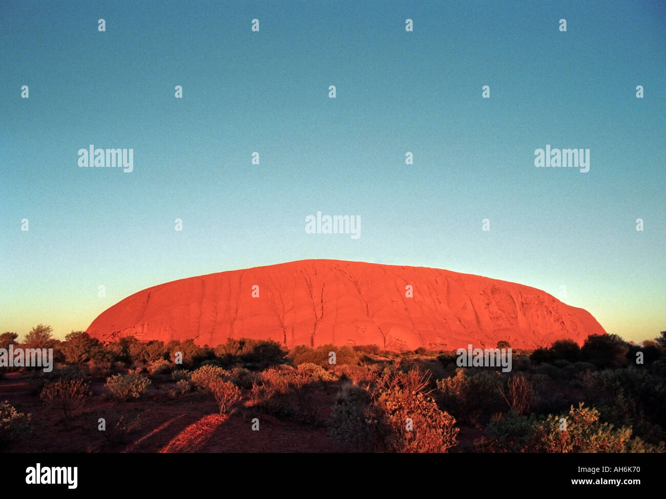 Ayres Rock Uluru Ulluru Red Centre Northern Territory outback Australia ...