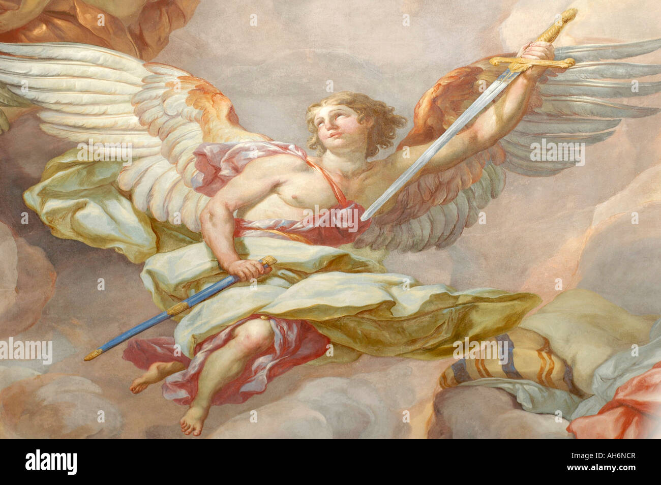 Angel with sword hi-res stock photography and images - Alamy
