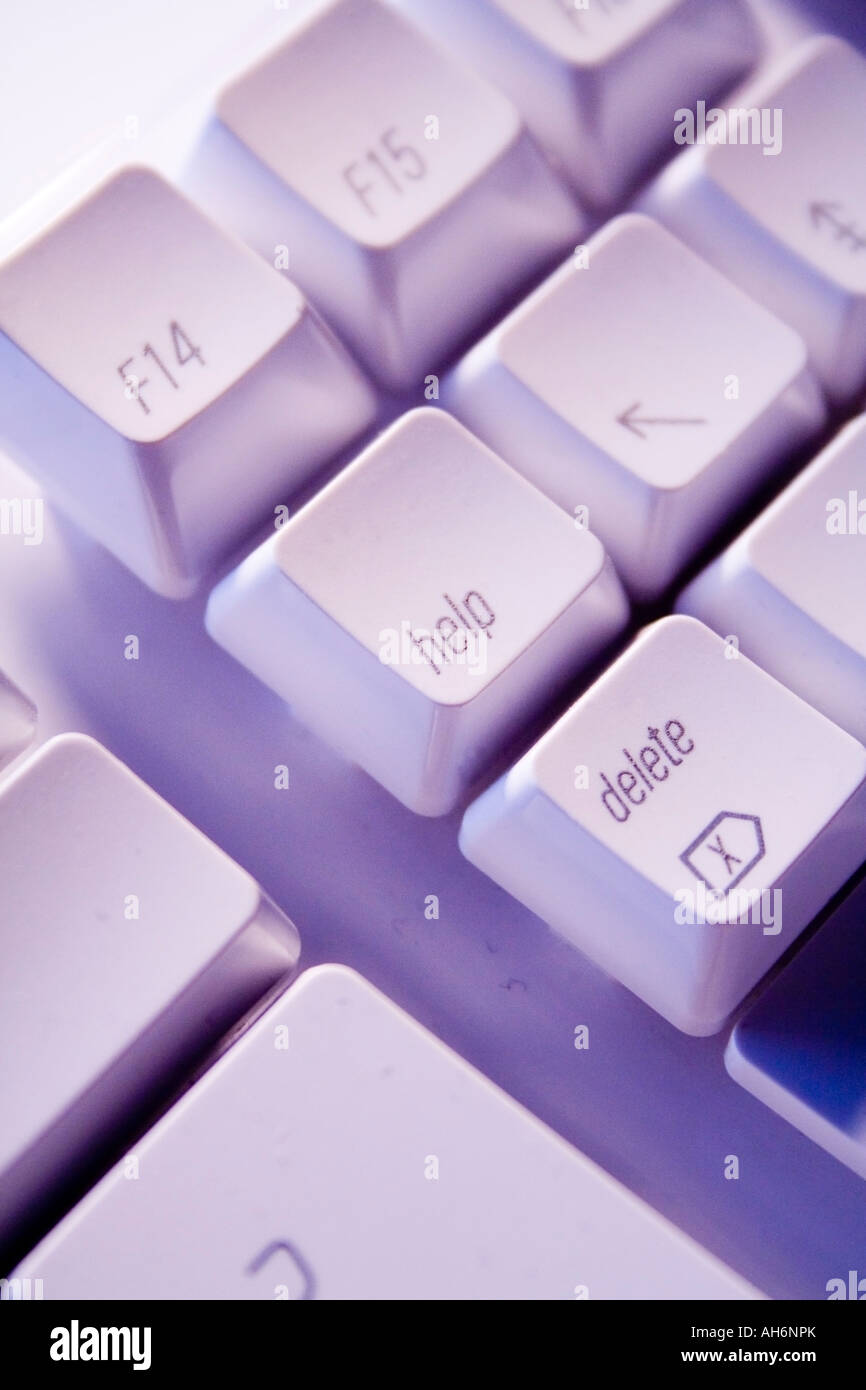 keyboard keys help button Stock Photo - Alamy