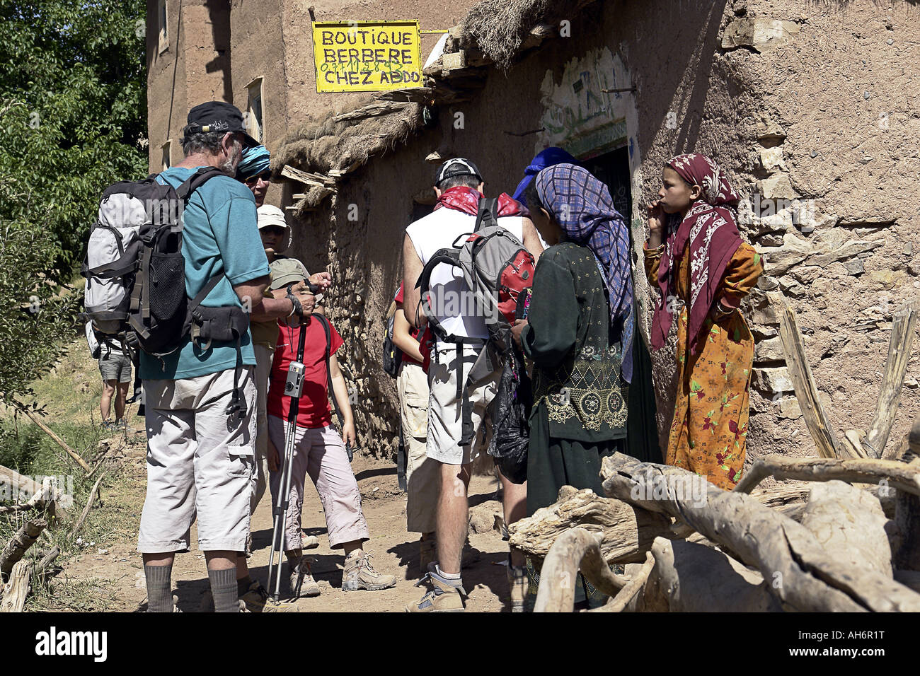 Berber children in the high atlas hi-res stock photography and images ...