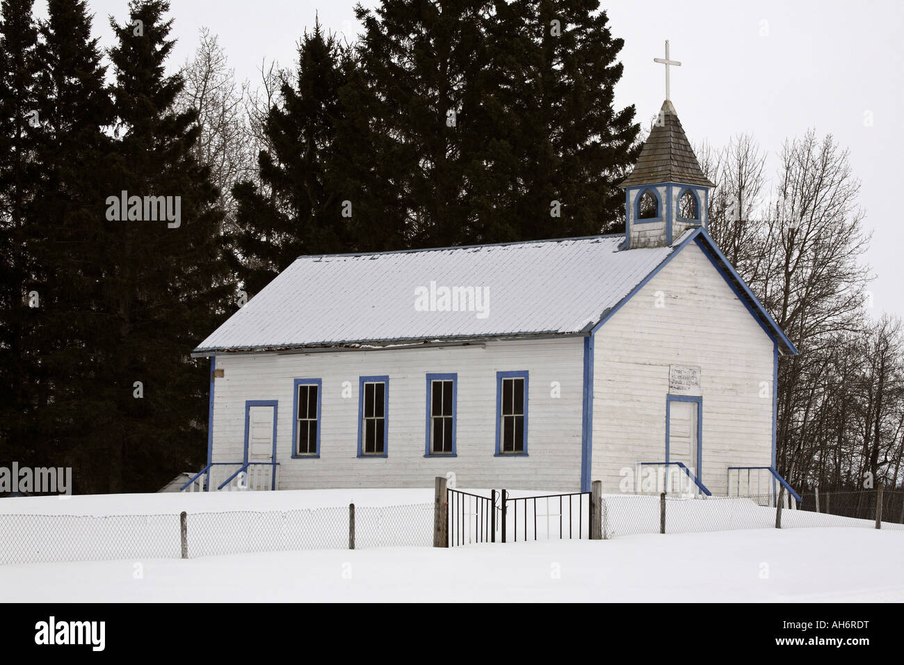 Country church in rural Saskatchewan Stock Photo - Alamy