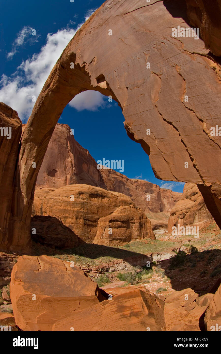 Rainbow Bridge is the world's longest natural bridge Stock Photo - Alamy