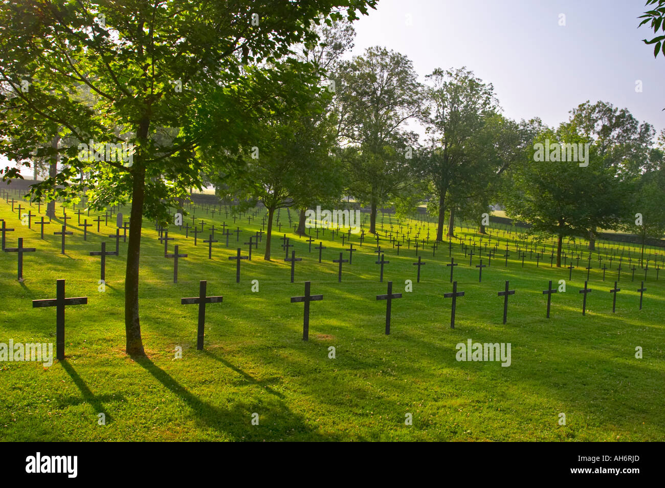 German WW1 Military Cemetery at Fricourt, The Somme, Picardy, France ...