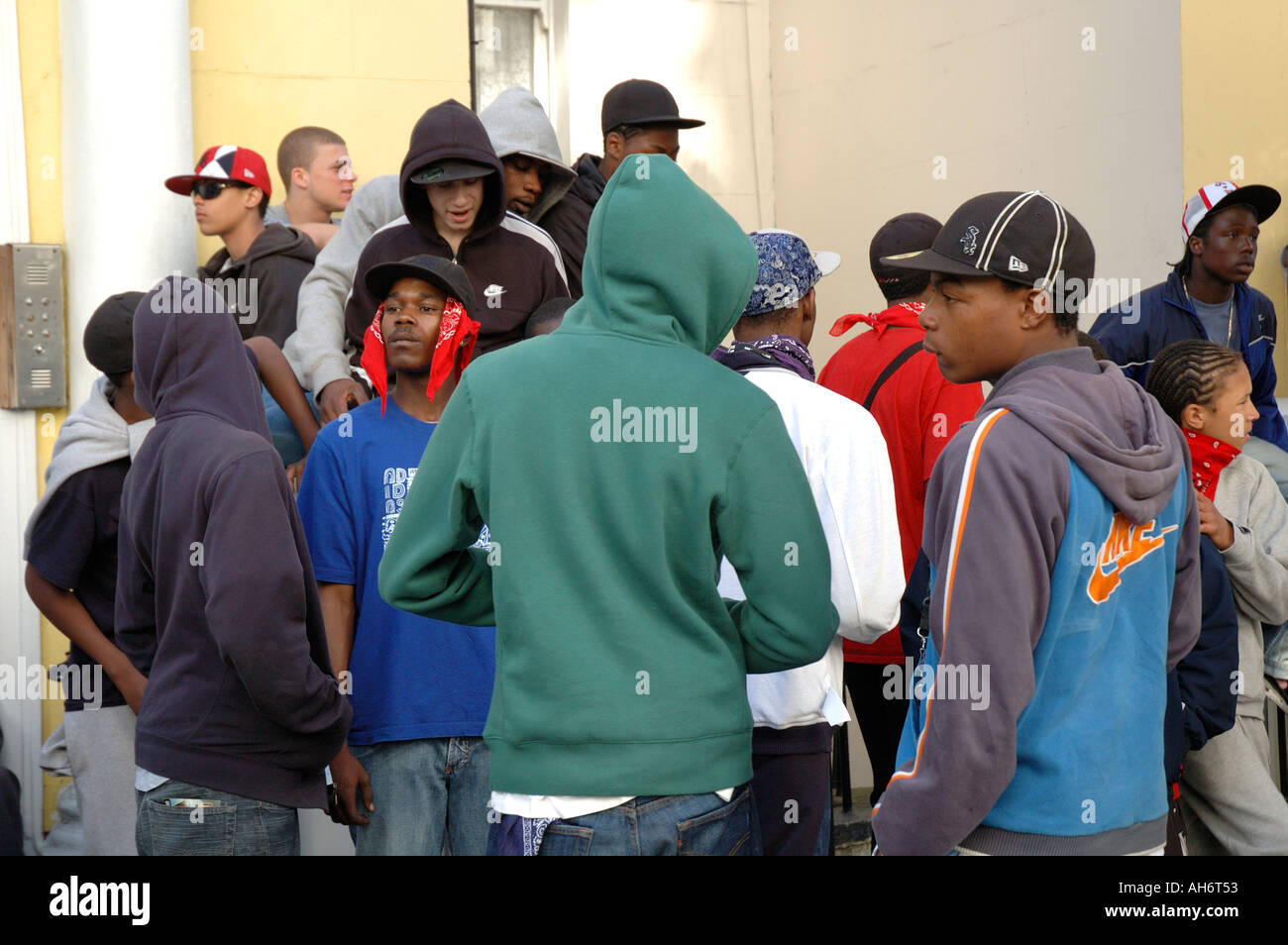 Hooded female gangs hi-res stock photography and images - Alamy