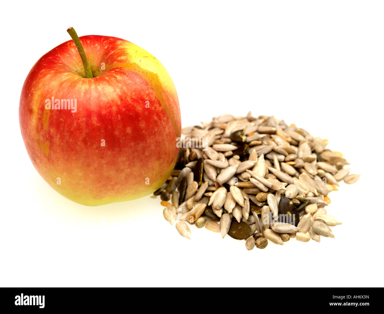 Apple and Mixed Seeds Stock Photo - Alamy