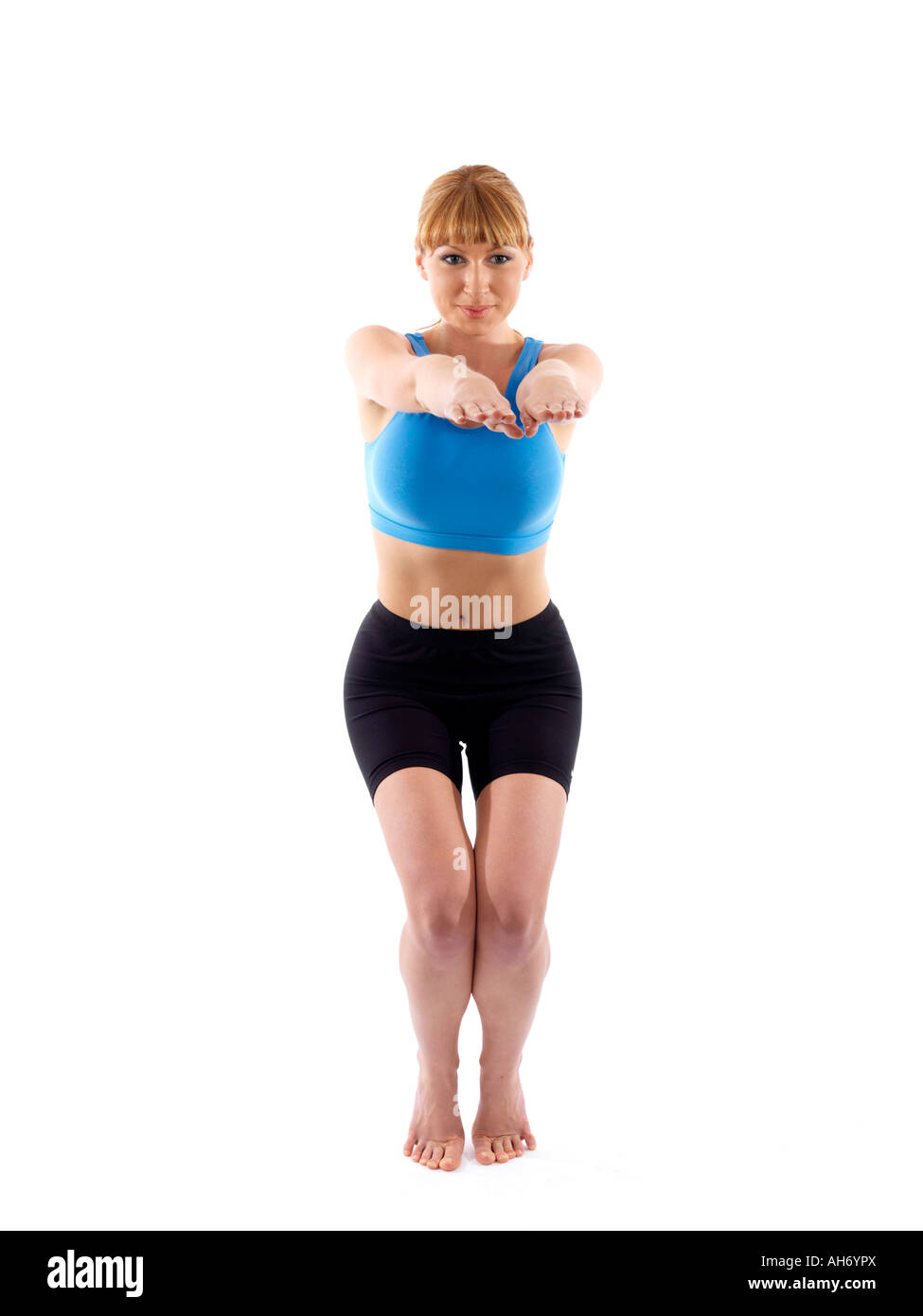 Keep fit stretch stretching Cut Out Stock Images & Pictures - Alamy