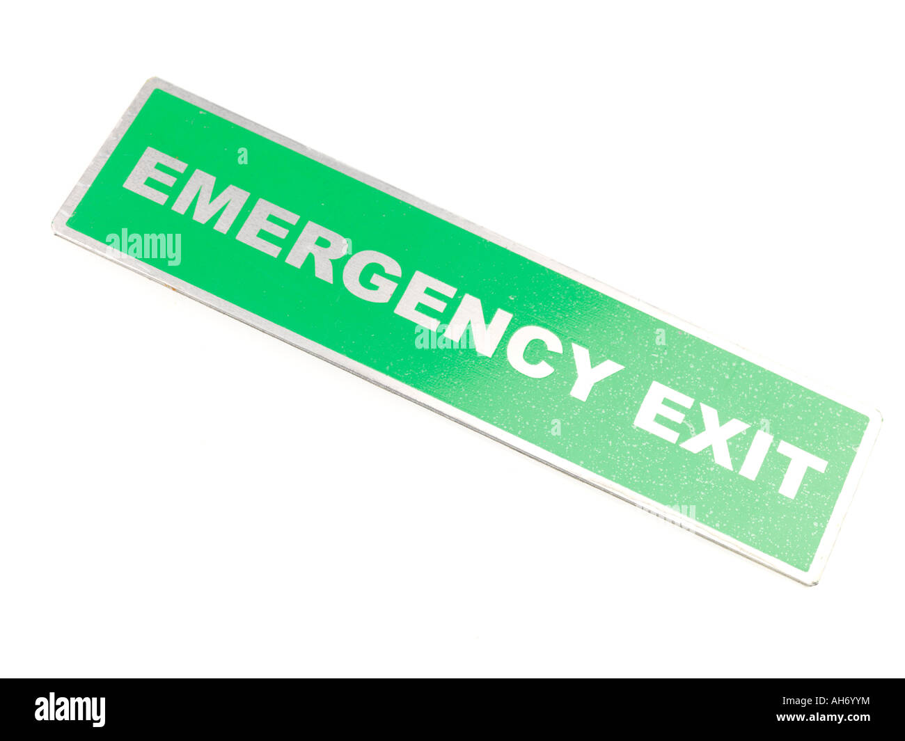 Emergency Exit Sign Stock Photo - Alamy