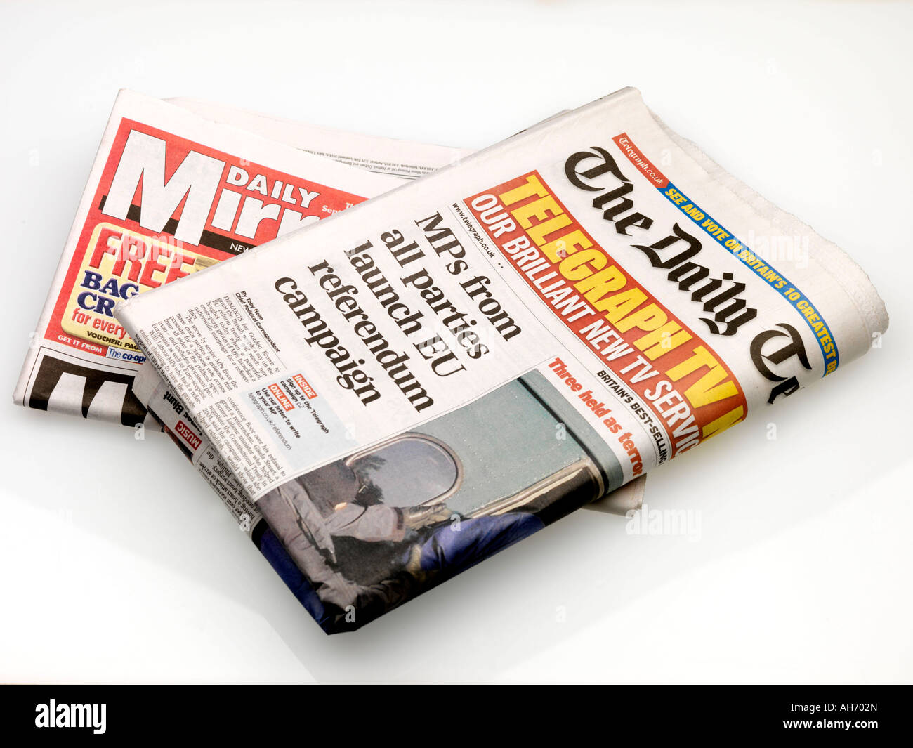 Daily mirror the telegraph hi-res stock photography and images - Alamy