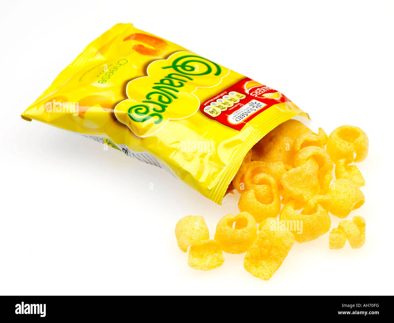 Quavers Cheese Crisps Stock Photo - Alamy