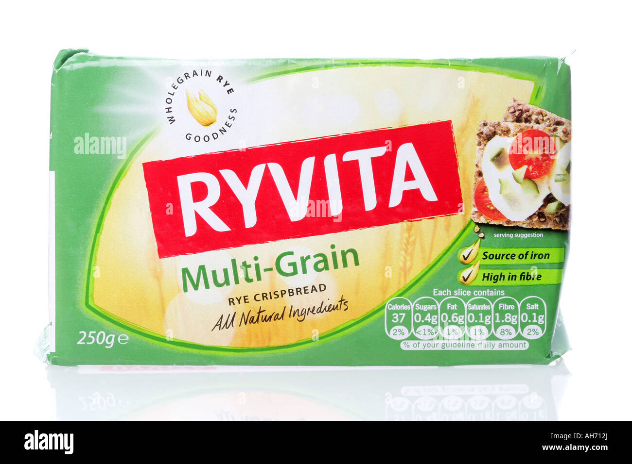 Multi Grain Rye Crispbread Stock Photo - Alamy