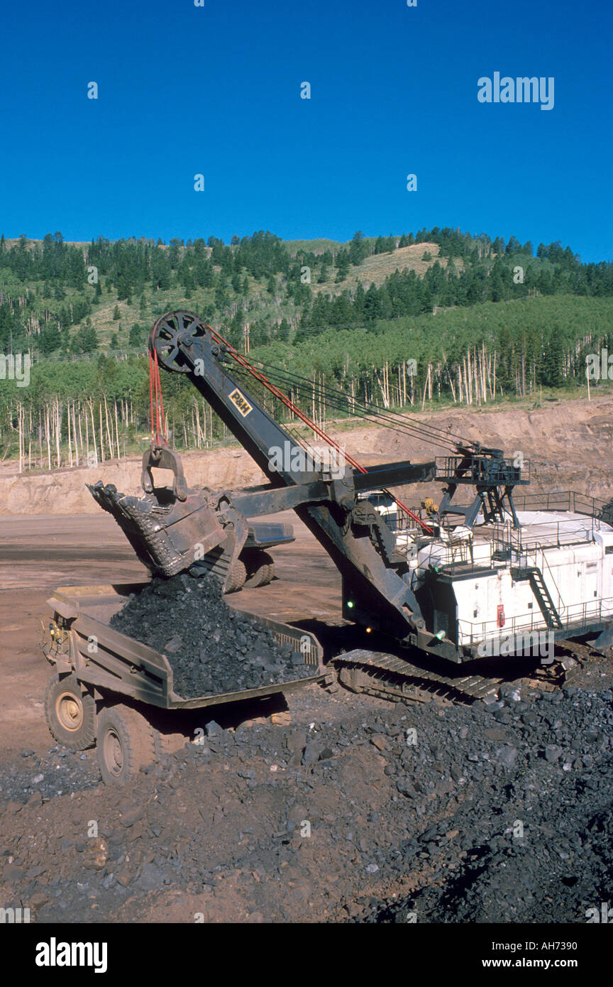 Open pit phosphate mine in Eastern Idaho Stock Photo - Alamy