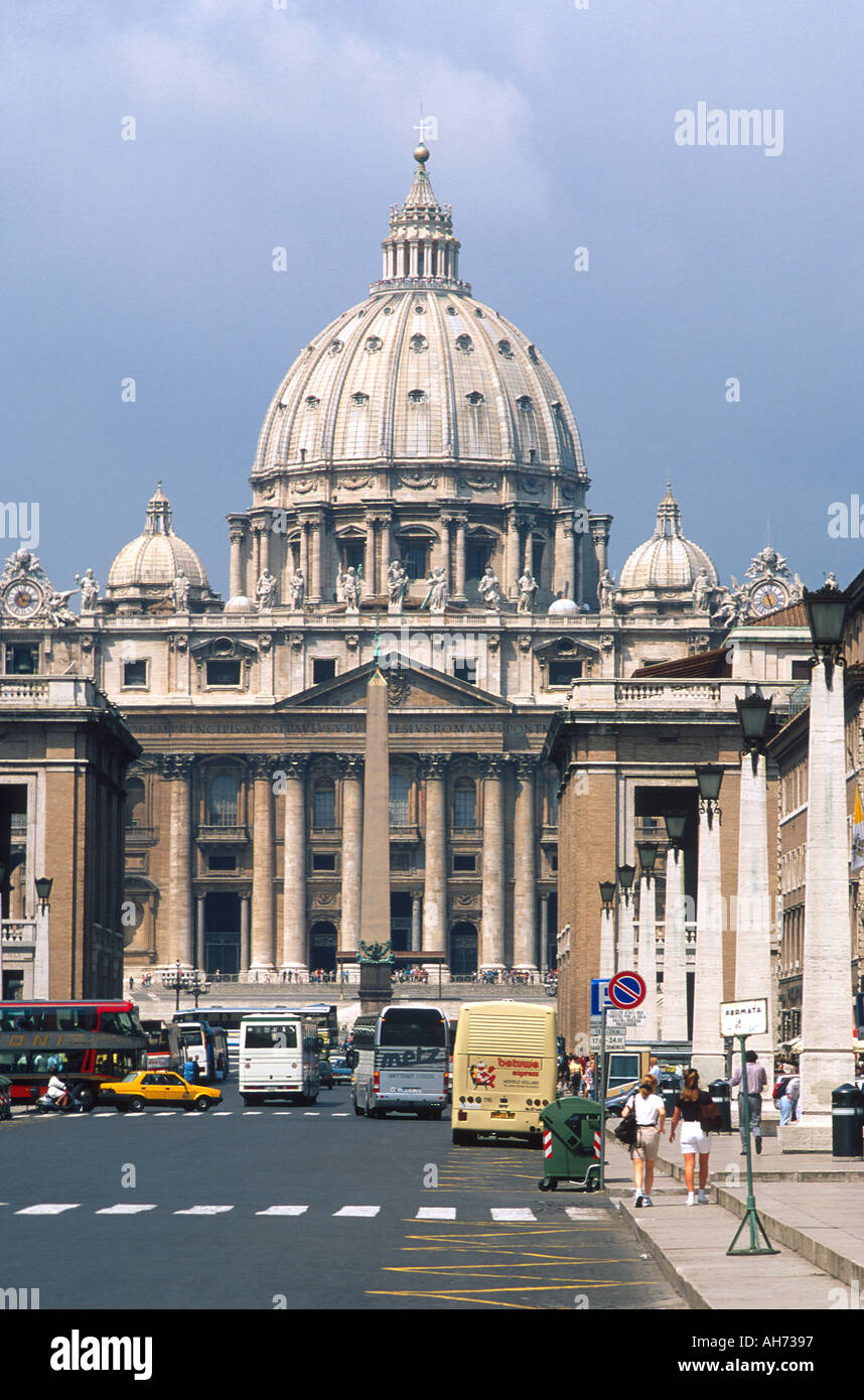 St Peters Basilica in Rome Italy Stock Photo - Alamy