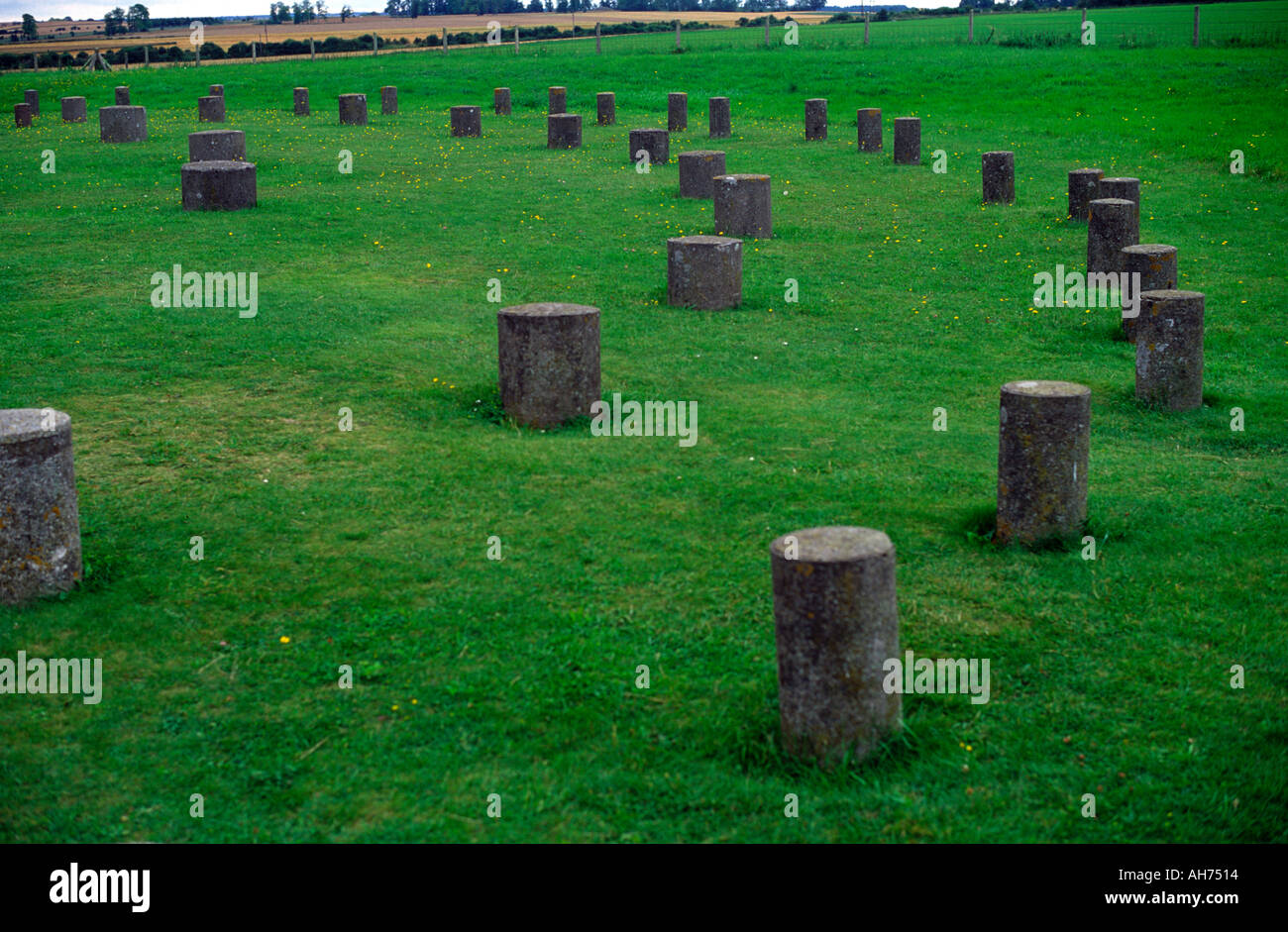 Woodhenge Amesbury Wiltshire England Stock Photo - Alamy