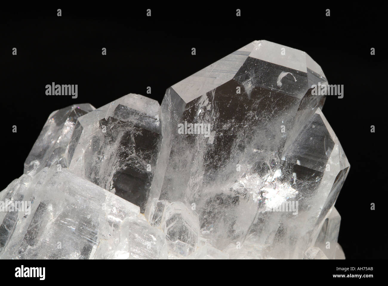 Mineral Quartz, Varient Fadden quartz, Tabular rock crystal group ...