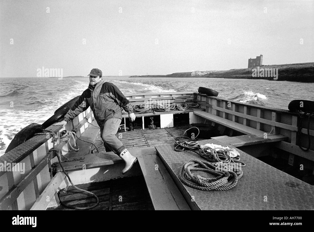 Credit line is mandatory John Angerson Lighthouse cleaner Farne Islands ...