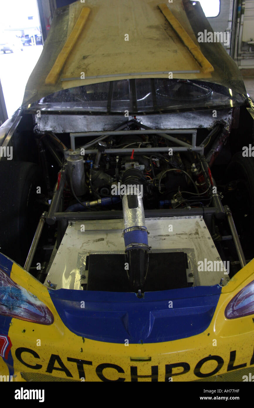 Under the Hood of a V8 Stock Car Stock Photo - Alamy