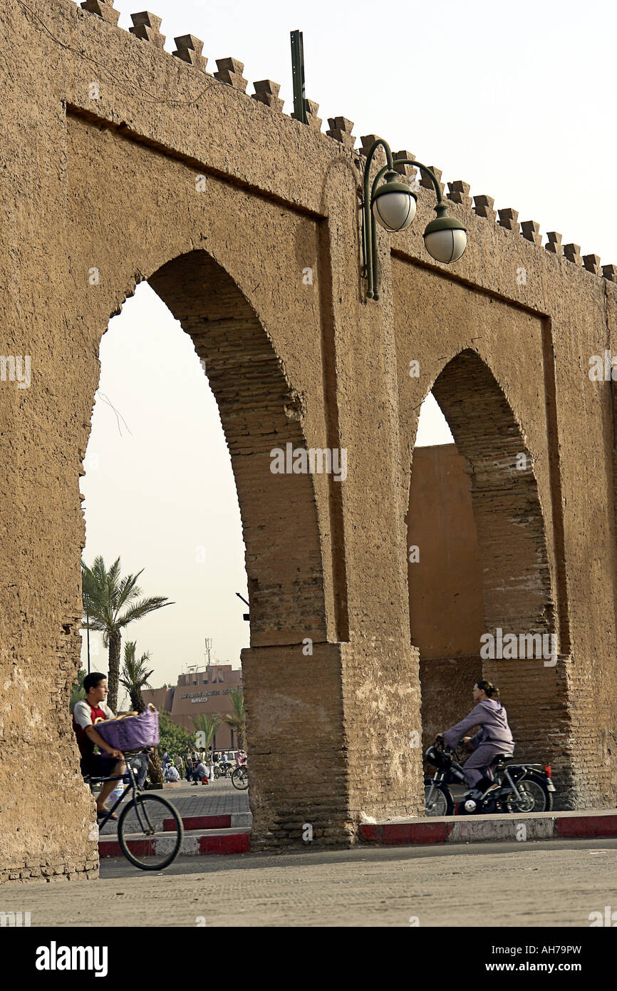 Bab doukkala gate hi-res stock photography and images - Alamy
