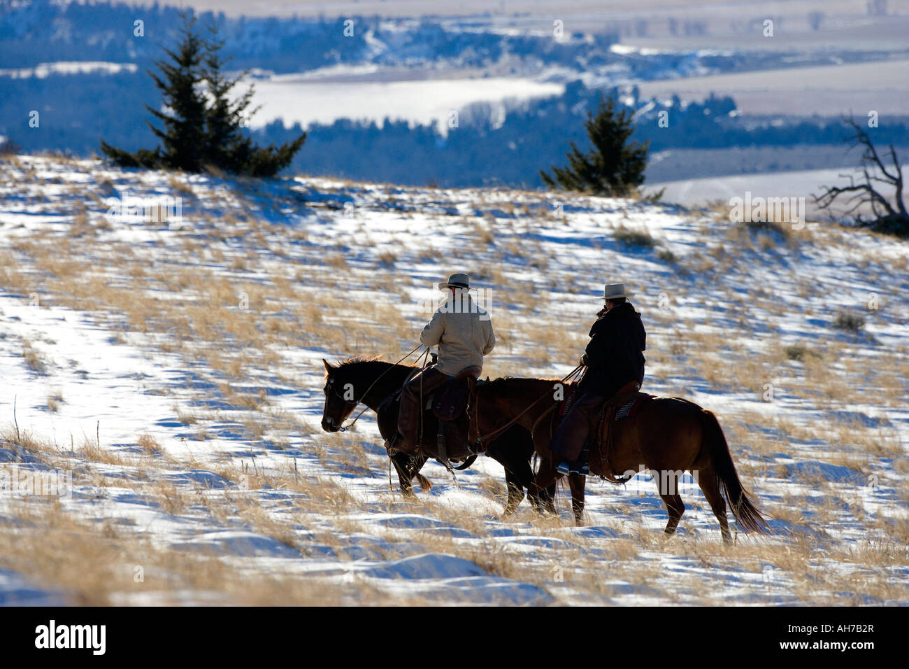 Two men riding horse hi-res stock photography and images - Alamy