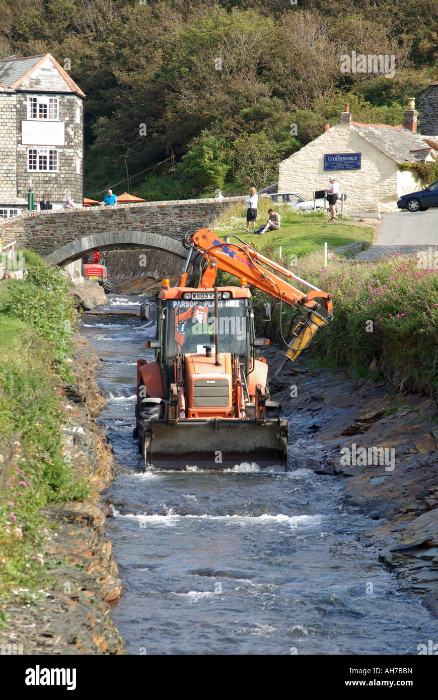 Flood relief excavation work in progress deepen & improve capacity of ...