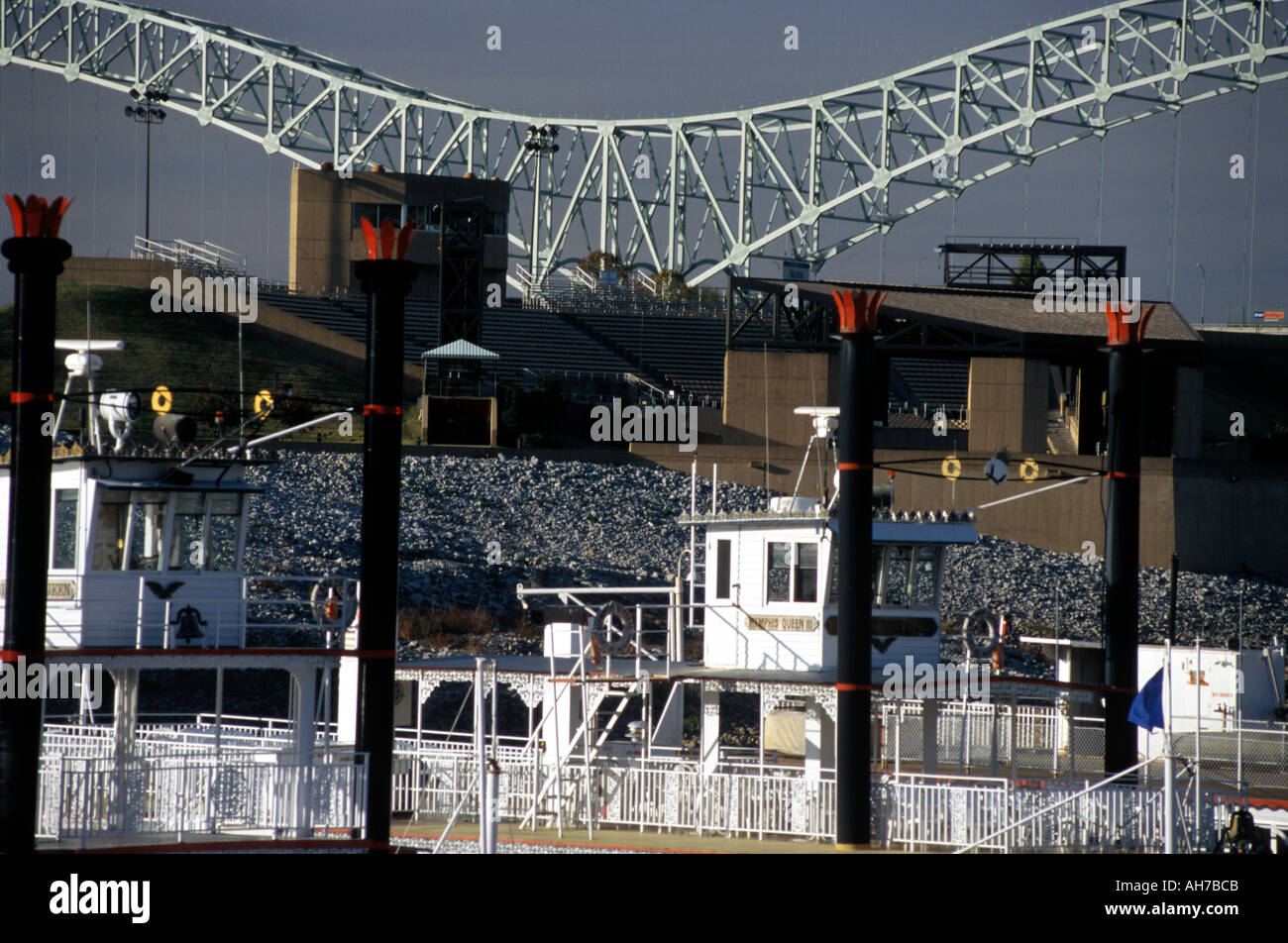 Riverboat Smoke Stacks on Wolf River between Memphis Tennessee and Mud ...