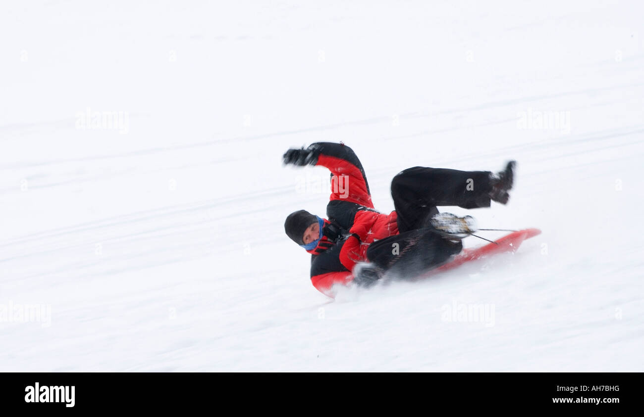 Falling down snow Cut Out Stock Images & Pictures - Alamy