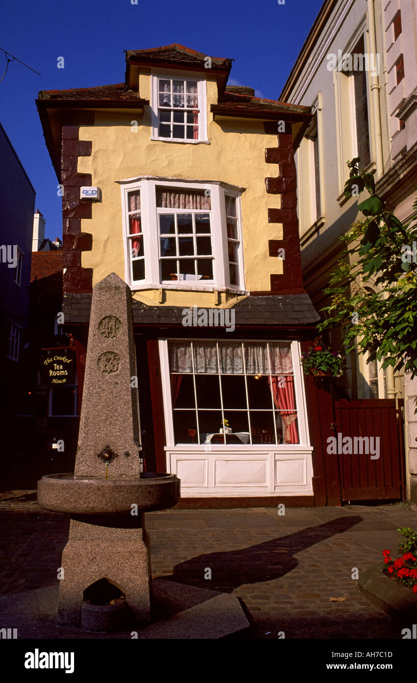 The Crooked House Tea Room Windsor Berkshire UK Stock Photo - Alamy
