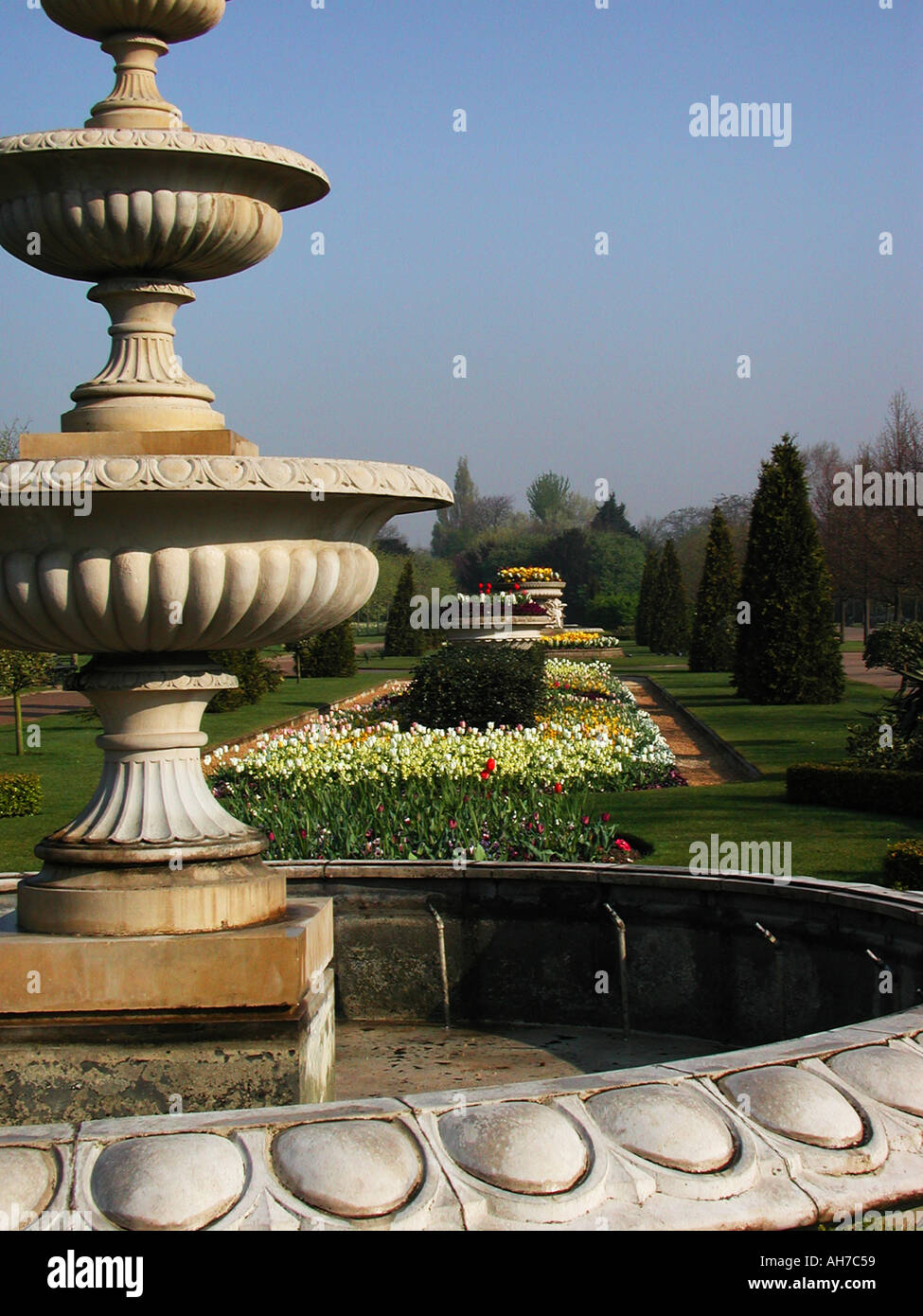 Spring flowers in The Regent s Park London UK Stock Photo - Alamy
