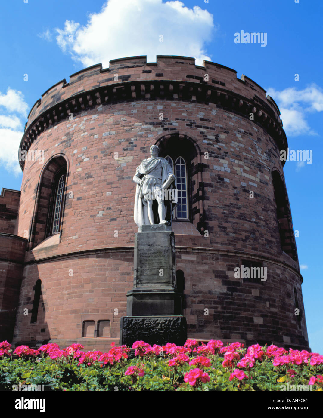 Statue of William Earl of Lonsdale in front of The Citadel, Carlisle ...