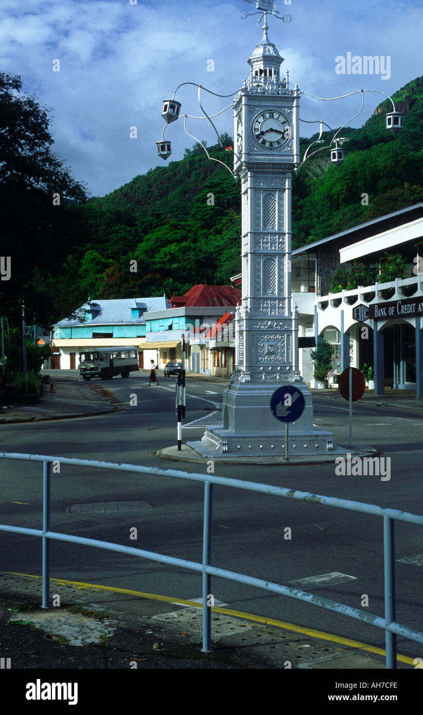 Mahe victoria seychelles big ben hi-res stock photography and images ...