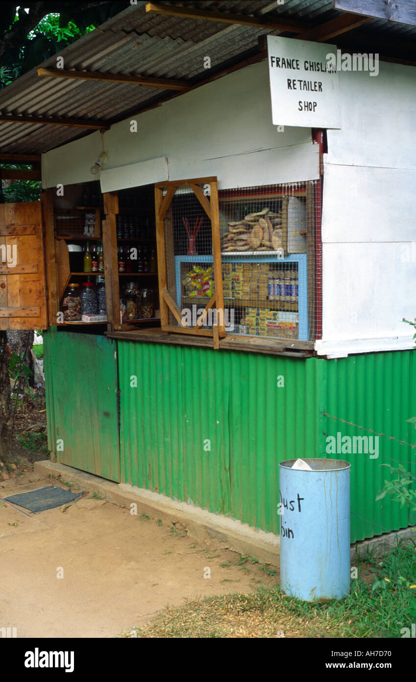Typical small village shop Mahe Seychelles Stock Photo - Alamy